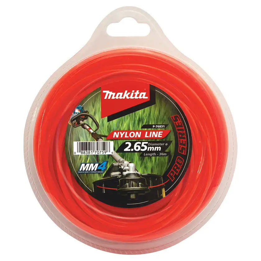 Makita Line Trimmer Cord 2.65m x 36m- Round – Village Hardware