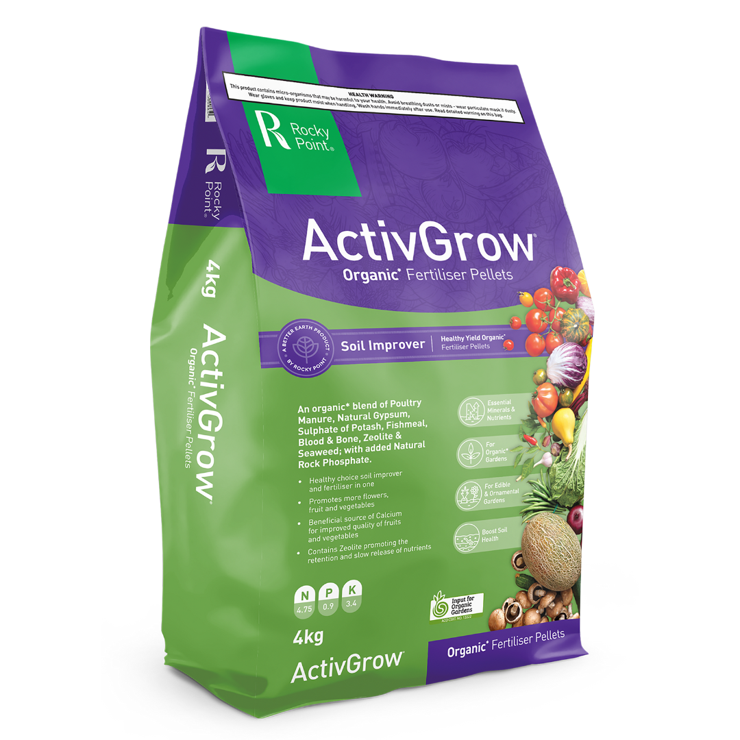 Rocky Point ActivGrow Organic Fertiliser 4kg – Village Hardware