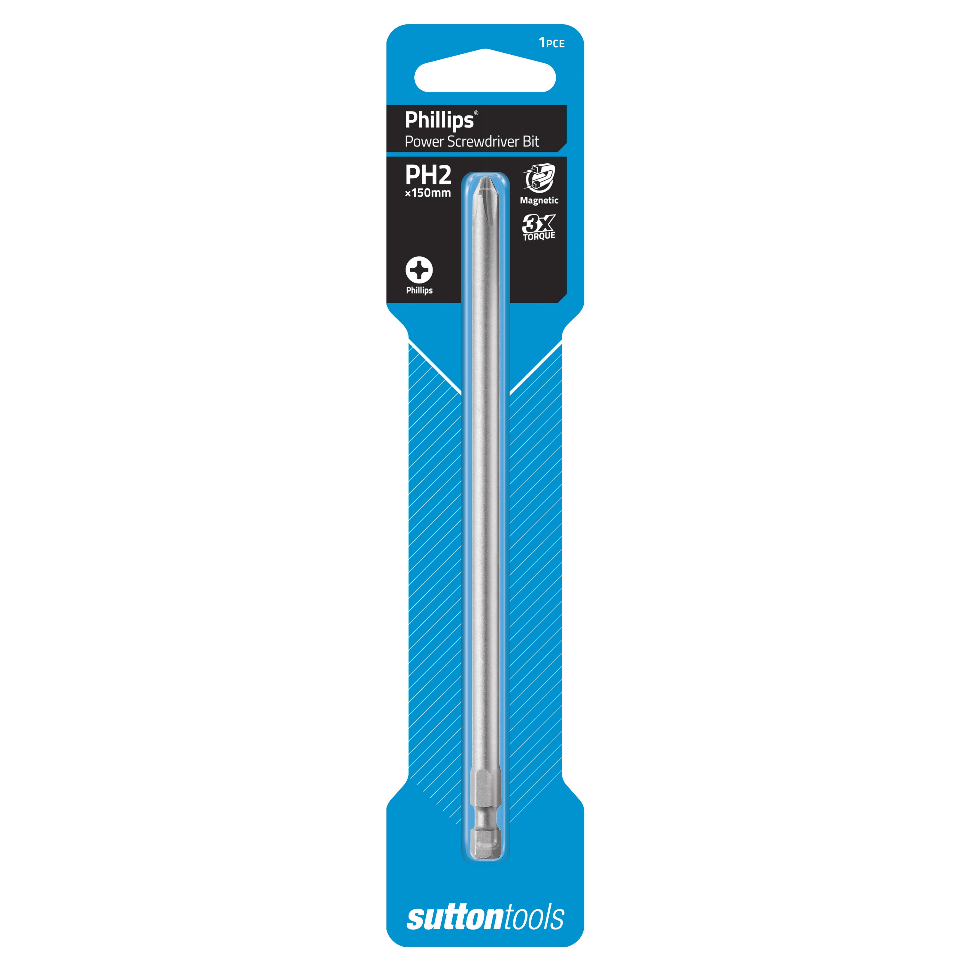 Sutton Phillips Driver Bit PH2 x 150mm – Village Hardware