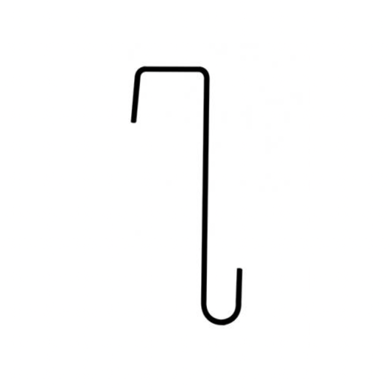 Searles Pergola Hook Black 60cm – Village Hardware