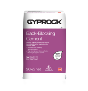 Gyprock Back Blocking Cement 20kg – Village Hardware