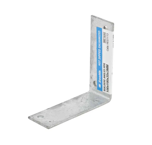 Zenith Angle Bracket Galv 100x100x35mm – Village Hardware
