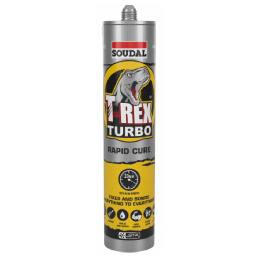 Soudal T-Rex Adhesive Turbo White 290ml – Village Hardware